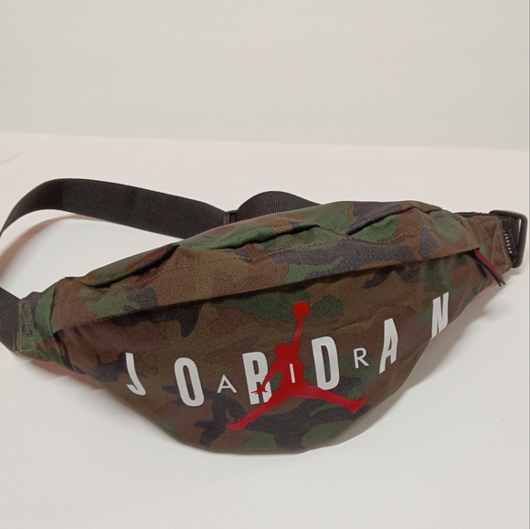 Jordan | Bags | Jordan Air Camo Jumpman Belt Bag Waist Pack Fanny Pack ...